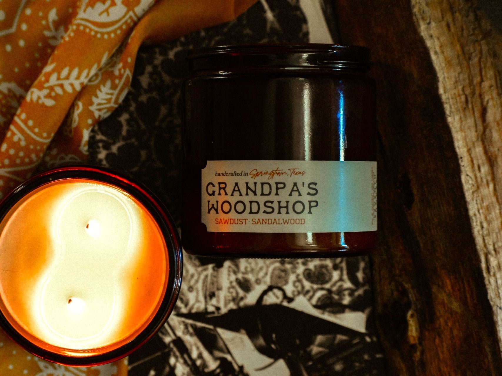 GRANDPA'S WOODSHOP - Sawdust & Sandalwood – Seventh House Candle